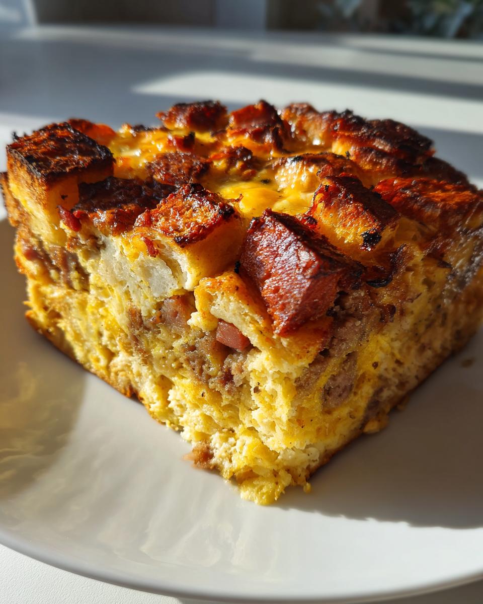 Amazing Christmas Morning Breakfast Strata Recipe