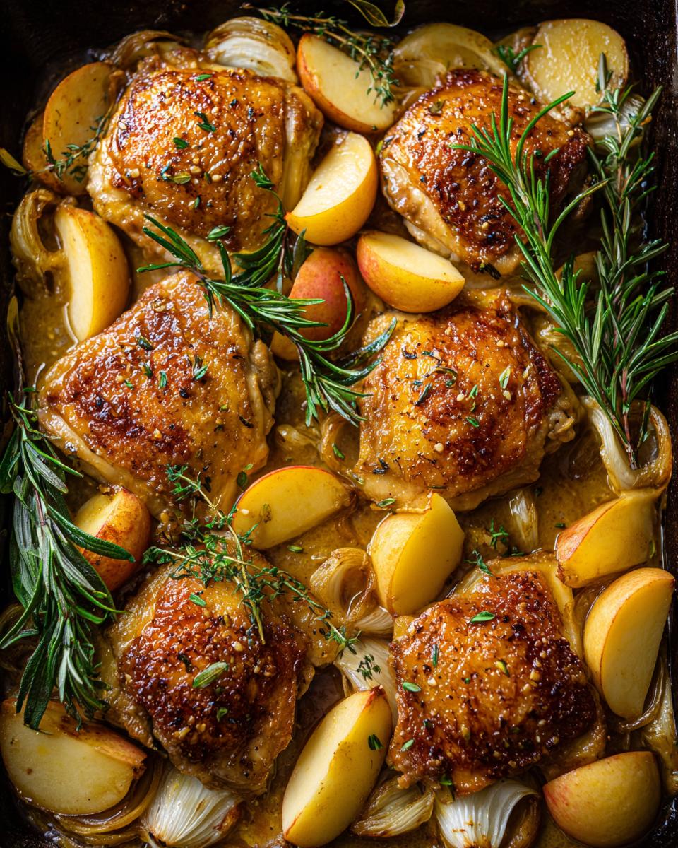 Rosemary Apple Cider Chicken: Delightful Fall Dinner
