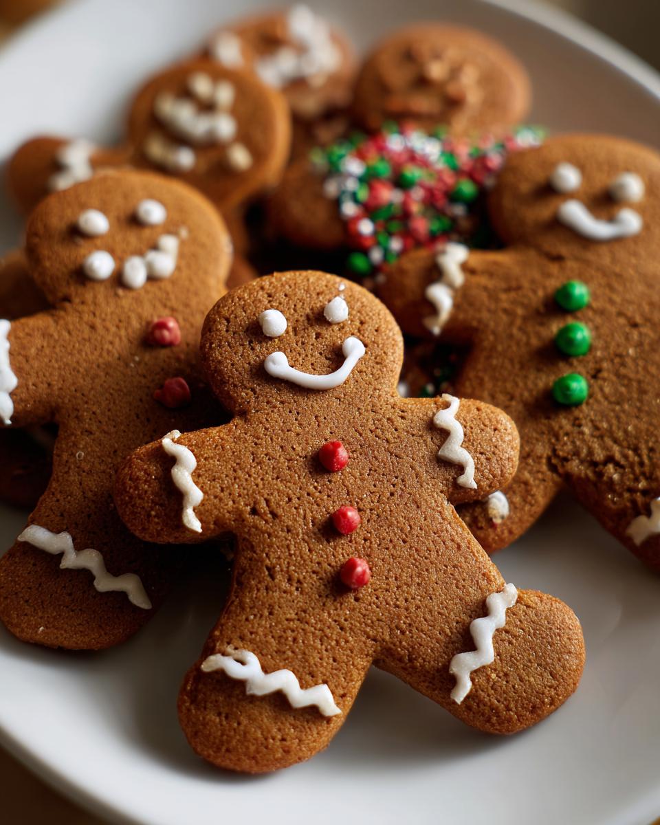 Amazing Soft & Chewy Gingerbread Men Cookies Recipe