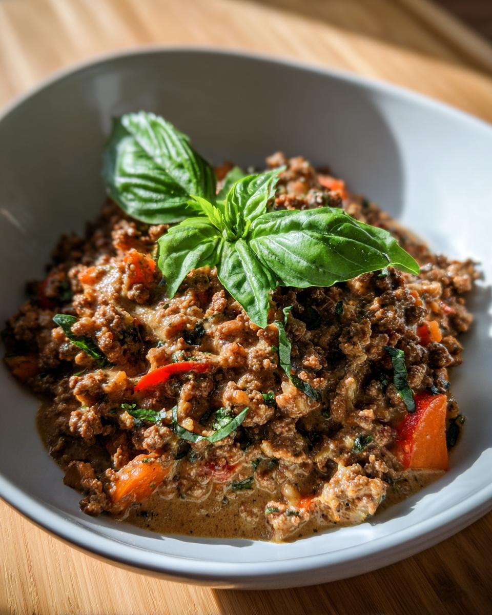 Creamy Tuscan Beef Skillet Ready in 30 Minutes!